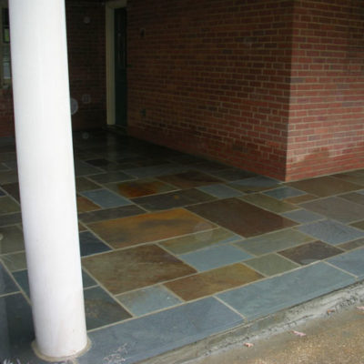 Carderock Blue Stone Wall - TillermanGardens.com