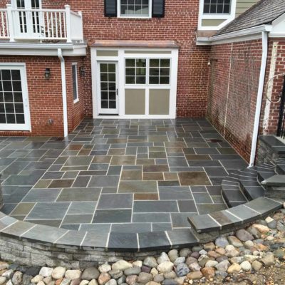 Carderock Blue Stone Wall - TillermanGardens.com